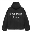 ESSENTIALS Textured Nylon Hooded Coaches Jacket ESSENTIALS Textured Nylon Hooded Coaches Jacket